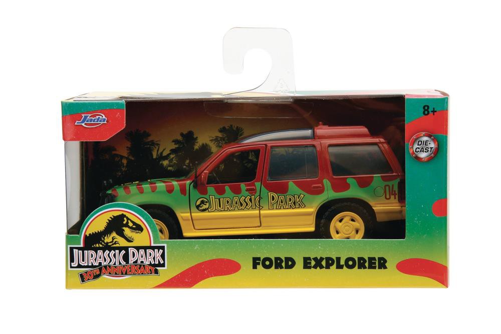 FORD EXPLORER JURASSIC PARK JADA TOYS DIE CAST ESCALA 1/32 - Dinoloja ...
