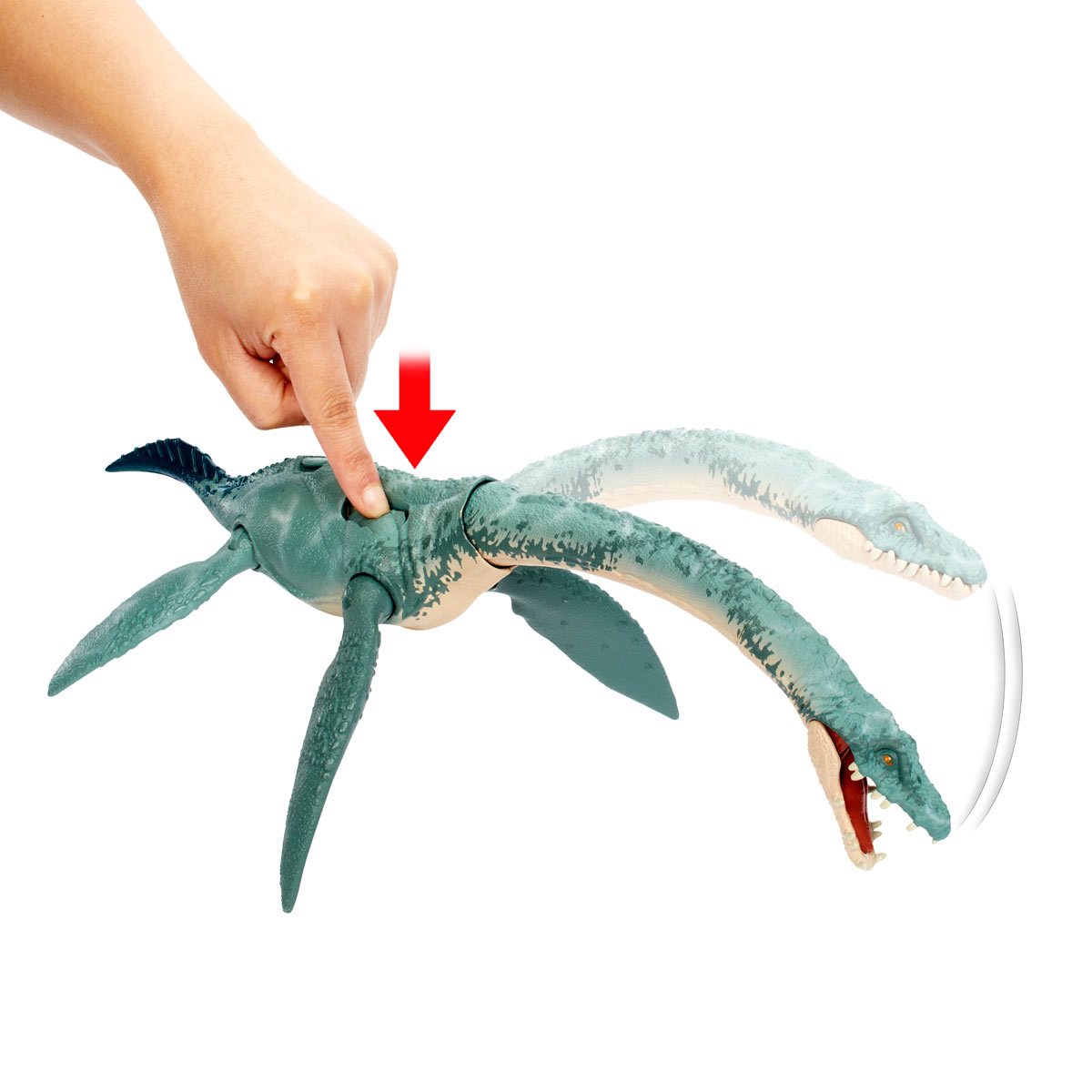 ELASMOSAURUS MATTEL RASTREADORES GIGANTESCOS DINO TRACKERS JURASSIC W ...