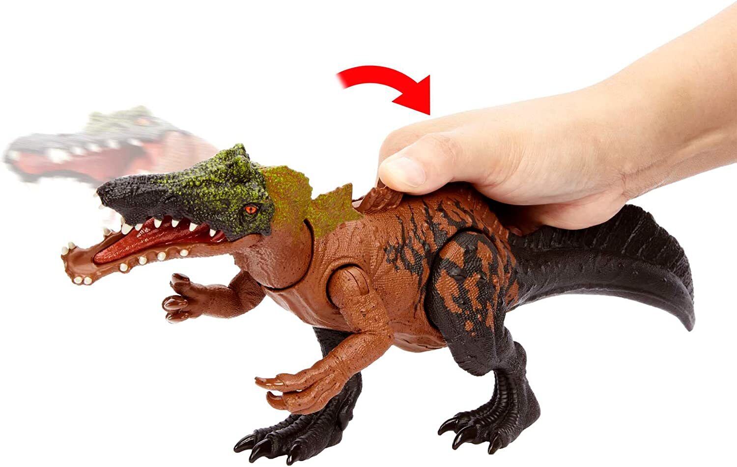 IRRITATOR MATTEL DINO TRACKERS JURASSIC WORLD DINOSSAURO ARTICULADO CO ...