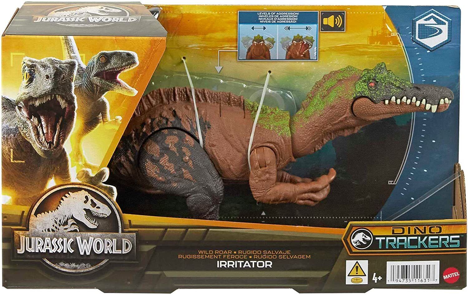 IRRITATOR MATTEL DINO TRACKERS JURASSIC WORLD DINOSSAURO ARTICULADO CO ...