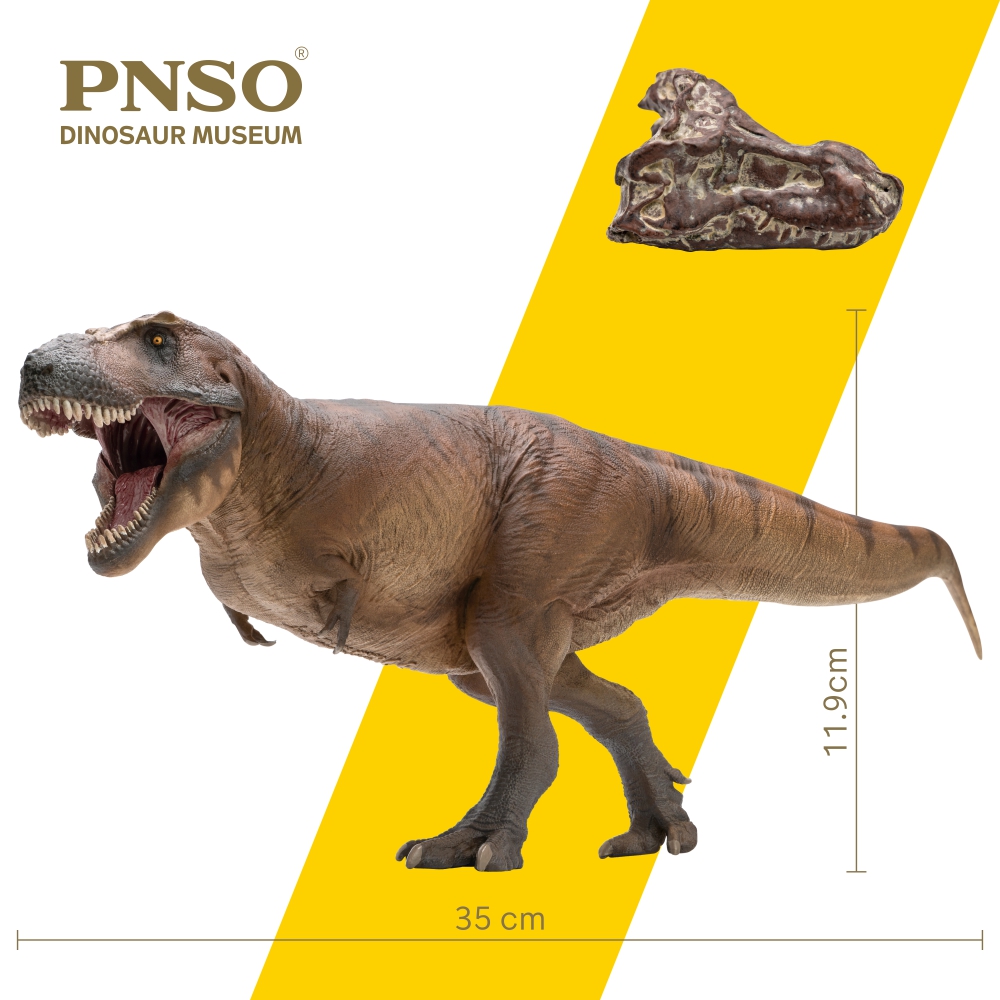 TYRANNOSAURUS REX CAMERON 2023 PNSO MINIATURA RÉPLICA DE DINOSSAURO ...