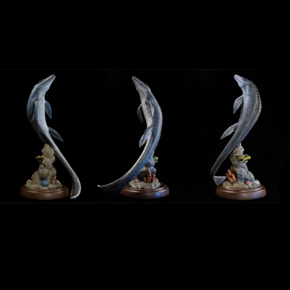 MOSASAURUS DRAGON SPIRIT NANMU STUDIO MINIATURA RÉPTIL MARINHO ...