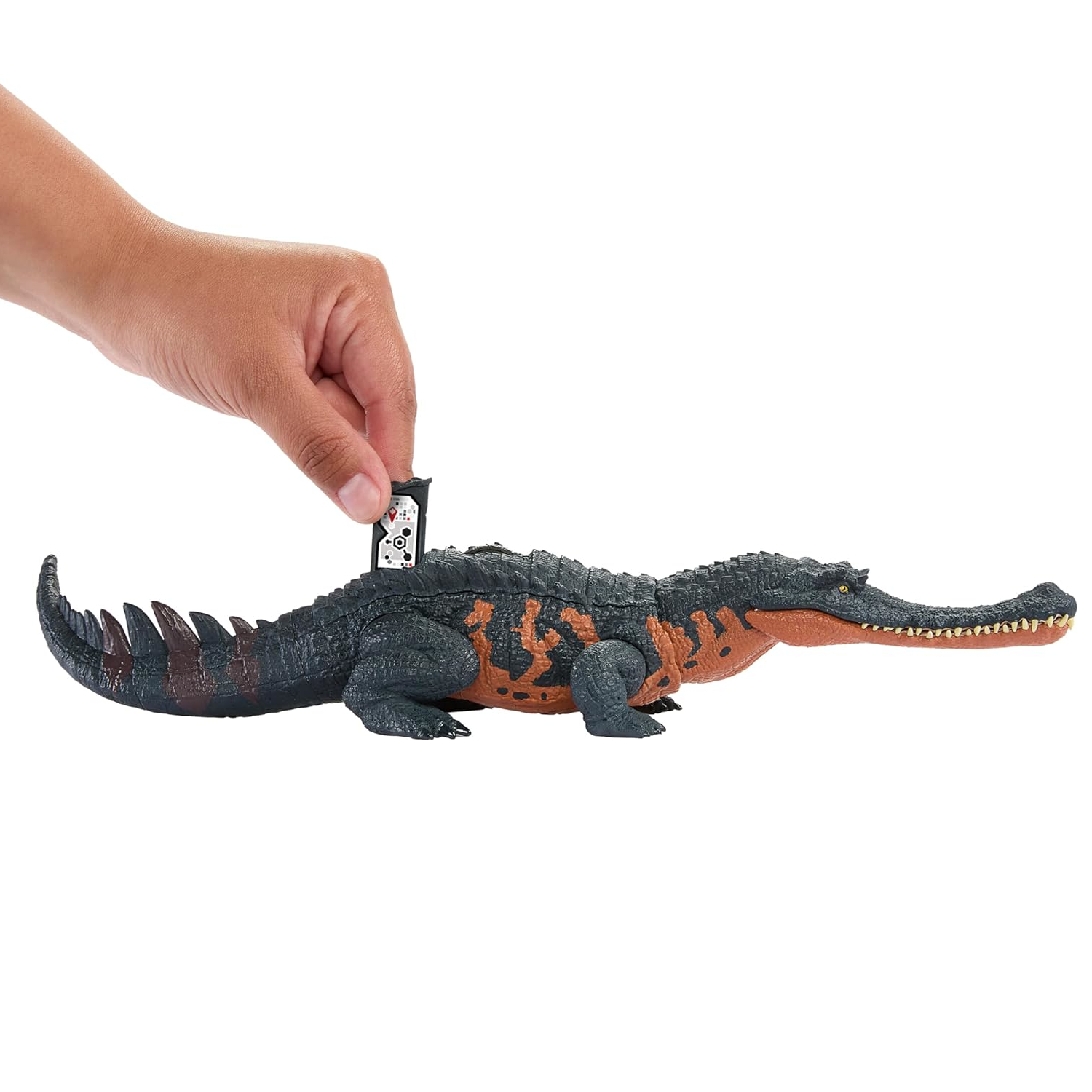 GRYPOSUCHUS RUGIDO SELVAGEM MATTEL MINIATURA CROCODILO JURASSIC WORLD ...