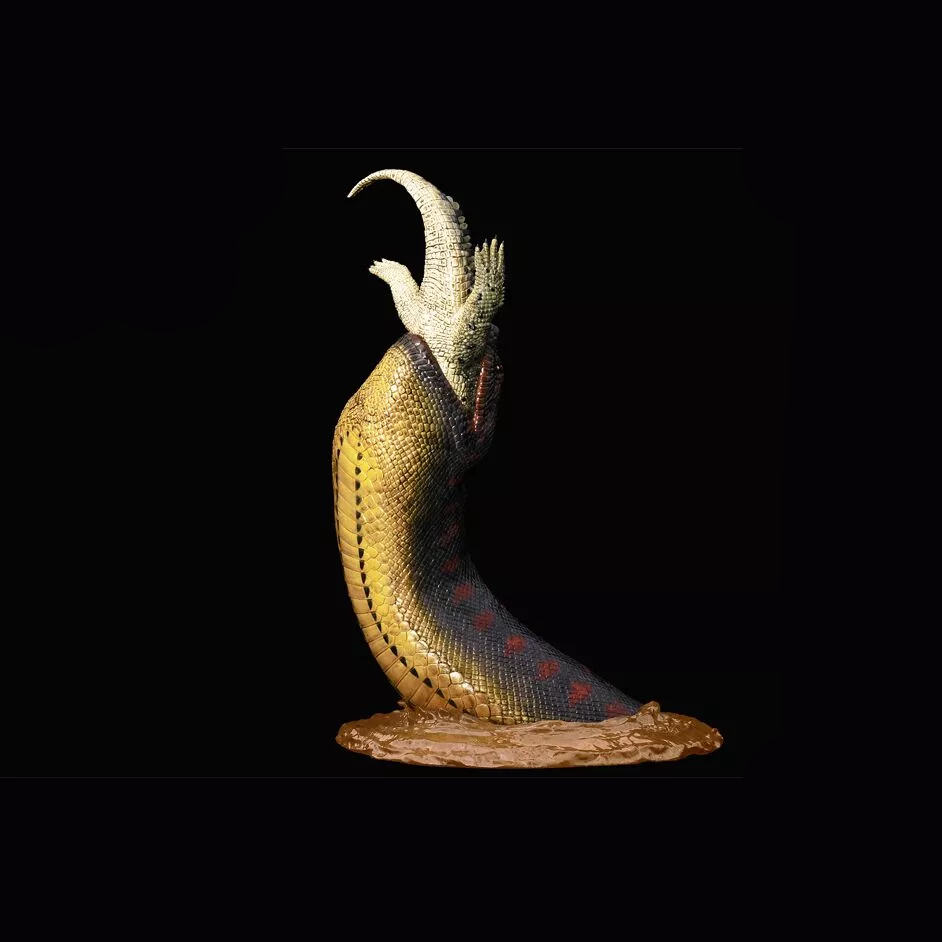 TITANOBOA "BRIAN" REBOR MINIATURA COBRA GIGANTE DEVORANDO CROCODILO ...