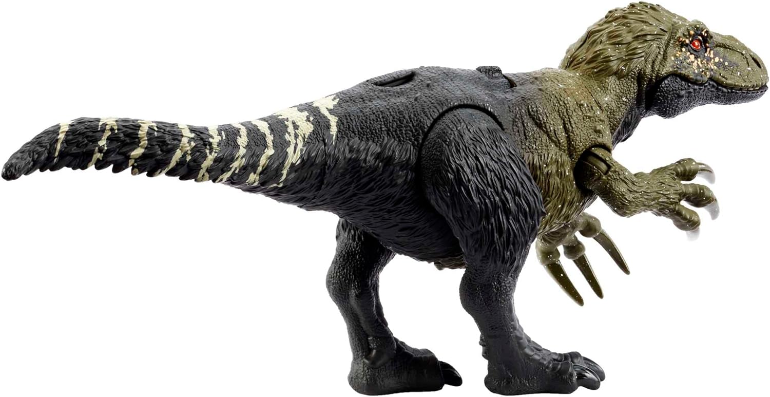 ORKORAPTOR RUGIDO SELVAGEM COM SOM DINO TRACKERS JURASSIC WORLD DOMINI ...