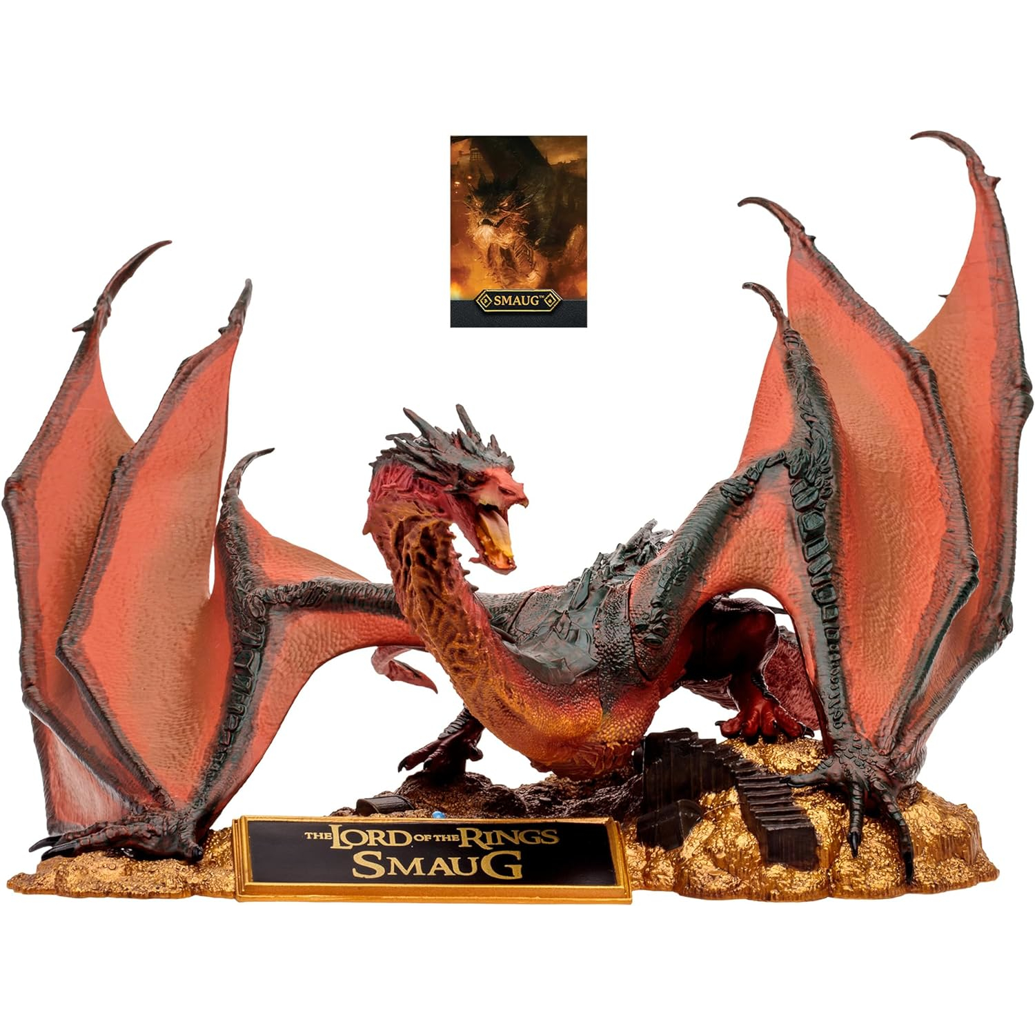 ESTATUETA SMAUG THE HOBBIT MINIATURA DRAGÃO MCFARLANE CRIATURA - Dinoloja - A melhor loja de ...