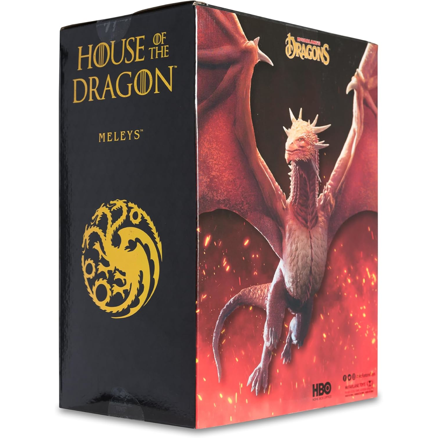 ESTATUETA MELEYS HOUSE OF THE DRAGON MINIATURA DRAGÃO MCFARLANE WYVERN ...