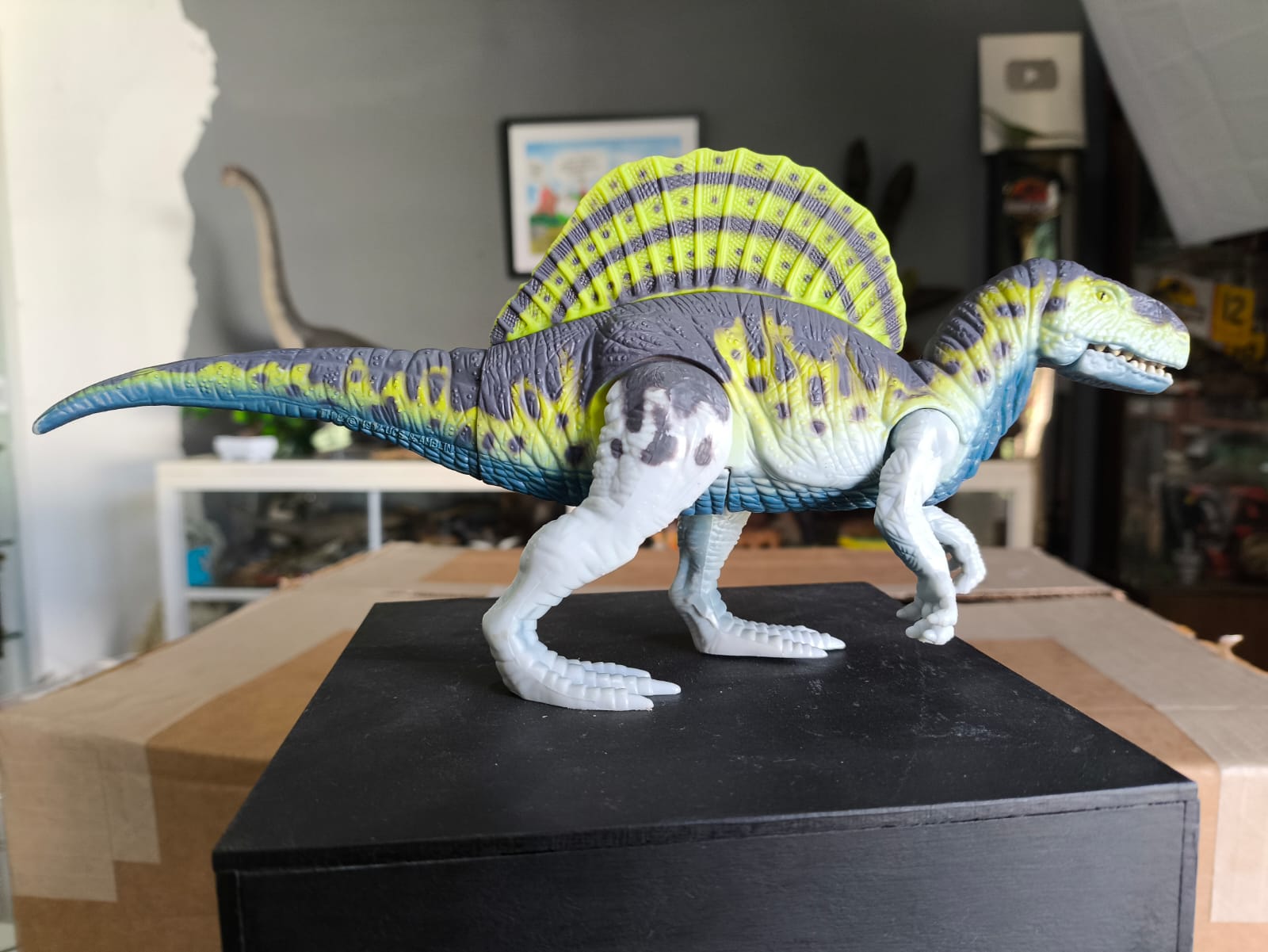SPINOSAURUS "SLICE" JP39 JURASSIC PARK HASBRO 1997 FIGURA ARTICULADA ...