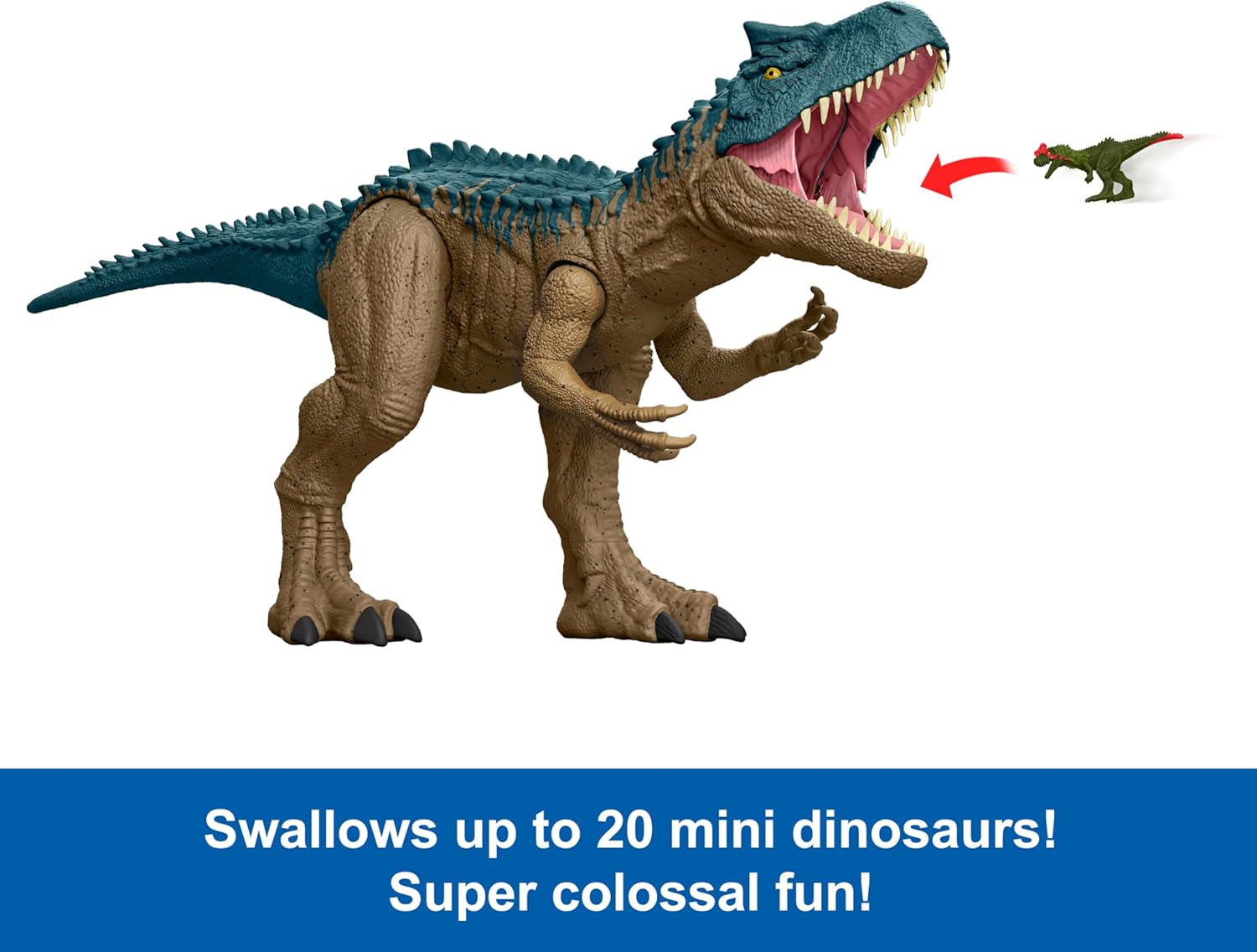 ALLOSAURUS COLOSSAL TEORIA DO CAOS EPIC EVOLUTION MATTEL BONECO GIGANT ...