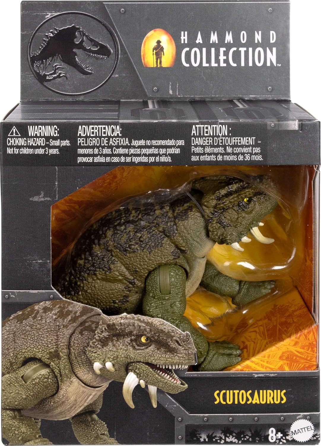 SCUTOSAURUS HAMMOND COLLECTION JURASSIC WORLD DOMINION MATTEL ...