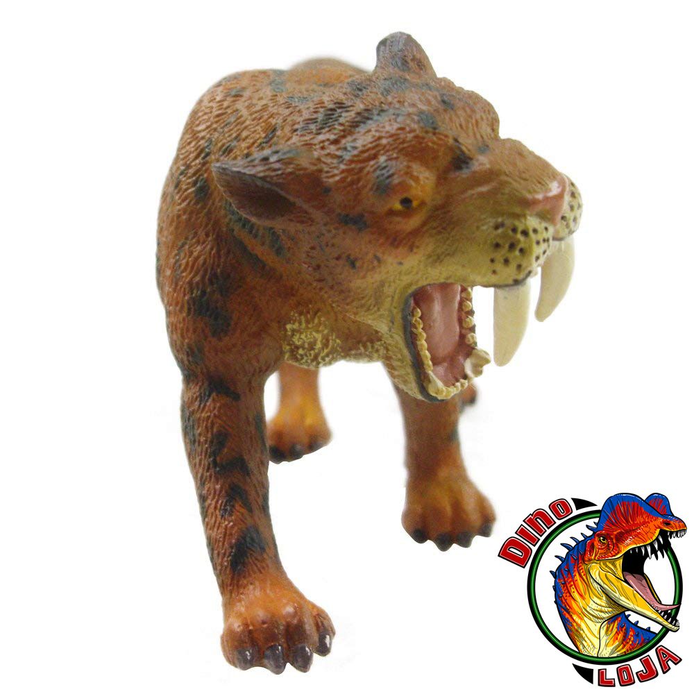 SMILODON COLLECTA 2009 BRINQUEDO TIGRE DENTES DE SABRE BONECO ERA DO G ...