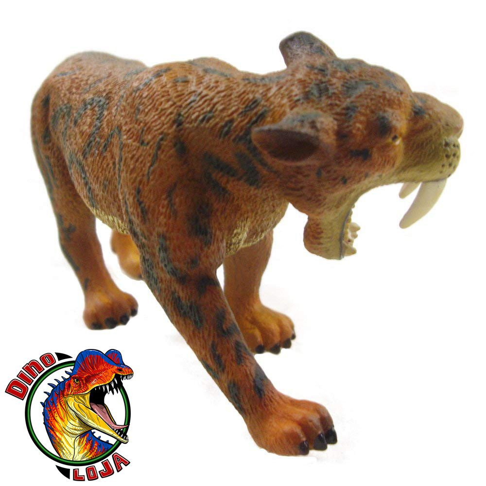SMILODON COLLECTA 2009 BRINQUEDO TIGRE DENTES DE SABRE BONECO ERA DO G ...