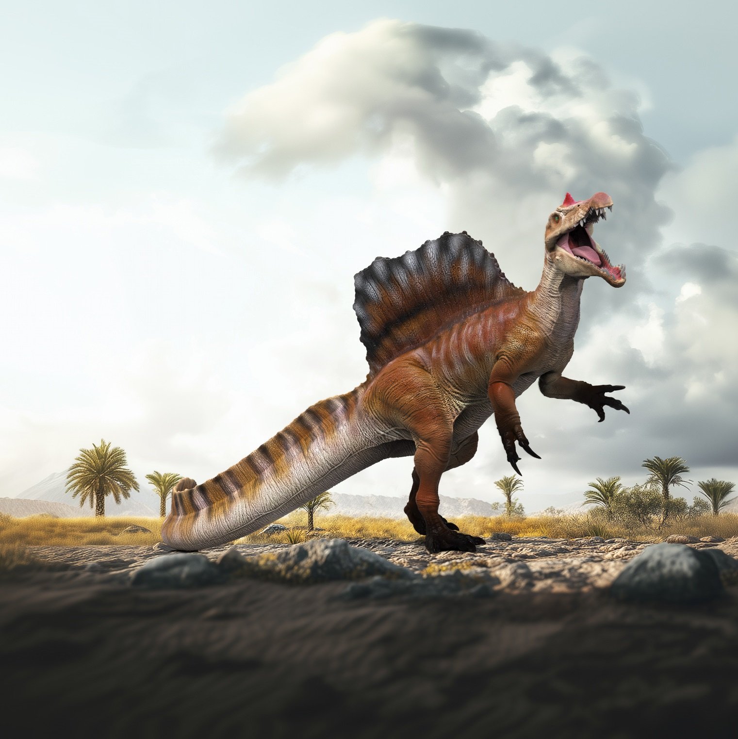 SPINOSAURUS RECUR 2024 RÉPLICA BRINQUEDO DE DINOSSAURO MINIATURA SÓLID ...