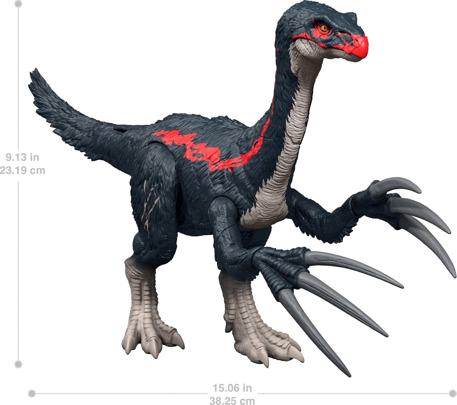 THERIZINOSAURUS SLASH N ROAR TEORIA DO CAOS JURASSIC WORLD MATTEL TERI - Dinoloja - A melhor ...