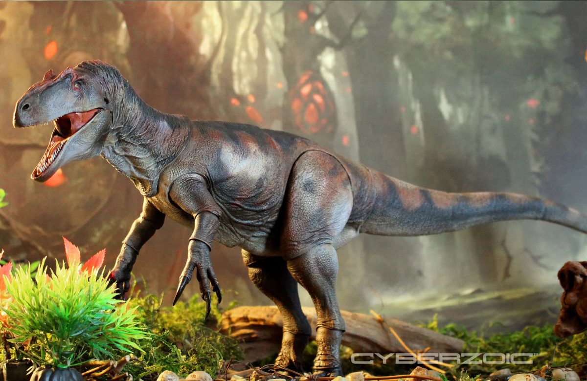 ALLOSAURUS JIMMADSENI 1/18 CYBERZOIC FIGURA DE DINOSSAURO RAPTOR ARTIC ...