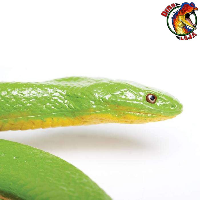 COBRA VERDE ÁSPERA SAFARI LTD INCREDIBLE CREATURES RÉPLICA DE SERPENTE ...