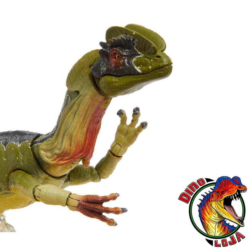 DILOPHOSAURUS AMBER COLLECTION JURASSIC WORLD MATTEL JURASSIC PARK ...