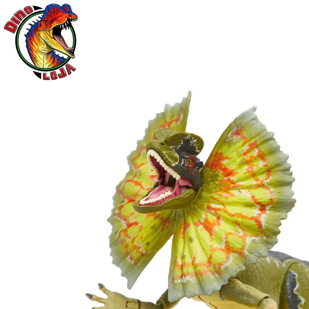 DILOPHOSAURUS AMBER COLLECTION JURASSIC WORLD MATTEL JURASSIC PARK ...