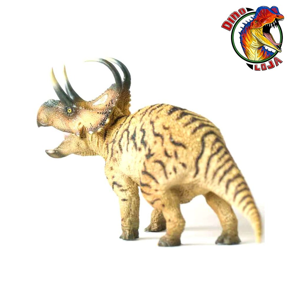 MACHAIROCERATOPS PNSO PEREZ DINOSSAURO MINIATURA EM PLÁSTICO CERATOPS ...