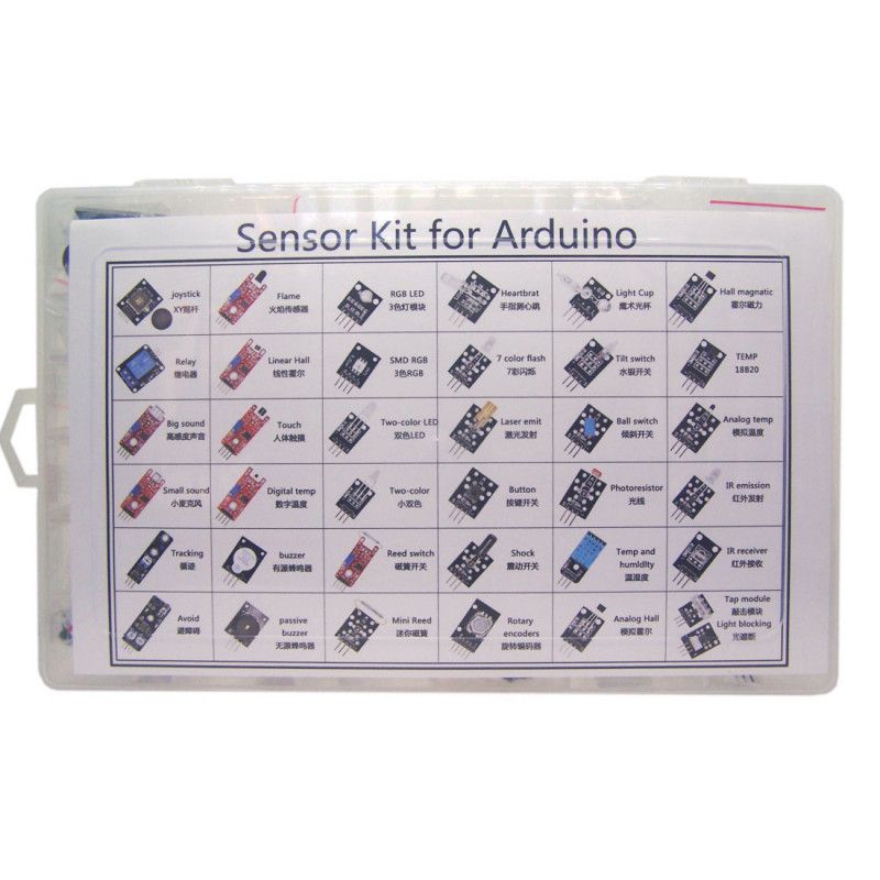 Kit 37 Módulos e Sensores para Arduino - AutoCore Robótica - Arduino em Fortaleza, você encontra ...