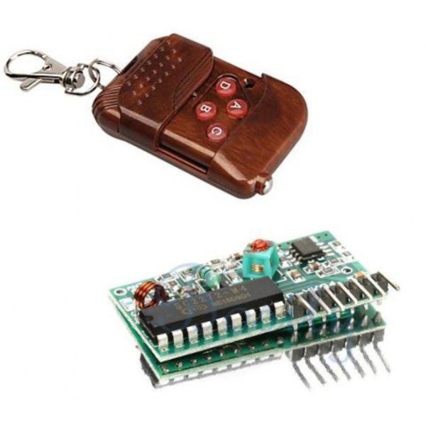 Kit Controle Remoto + Receptor RF 433Mhz - AutoCore Robótica - Arduino em Fortaleza, você ...