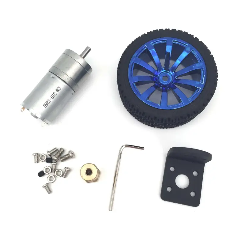 Motor DC 6V 280 RPM com Roda e Encoder - AutoCore Robótica - Arduino em ...