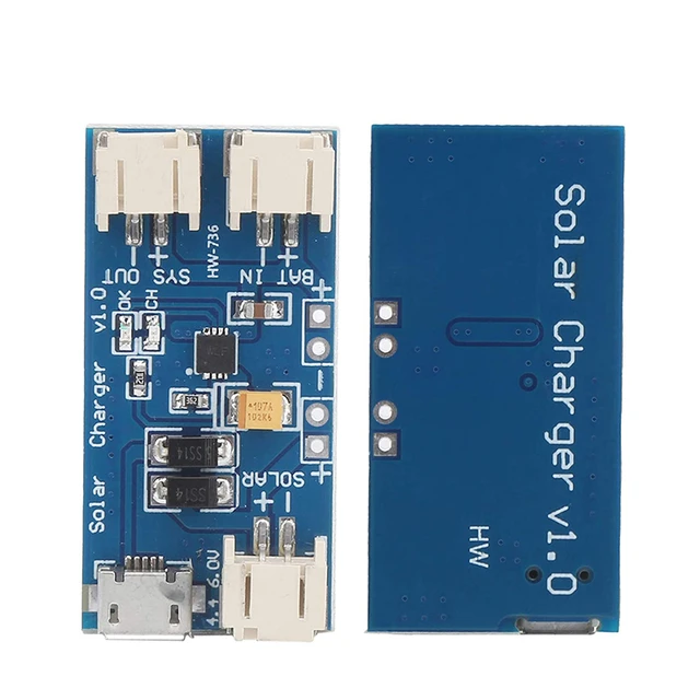 Módulo Carregador Solar LiPo CN3065 - AutoCore Robótica - Arduino em ...