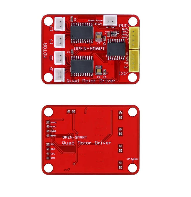 Módulo Driver Motor DC 4 Canais - AutoCore Robótica - Arduino em ...