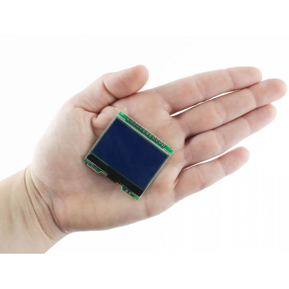 Display LCD 128x64 JLX12864G-086 Backlight Azul - AutoCore Robótica - Arduino em Fortaleza, você ...