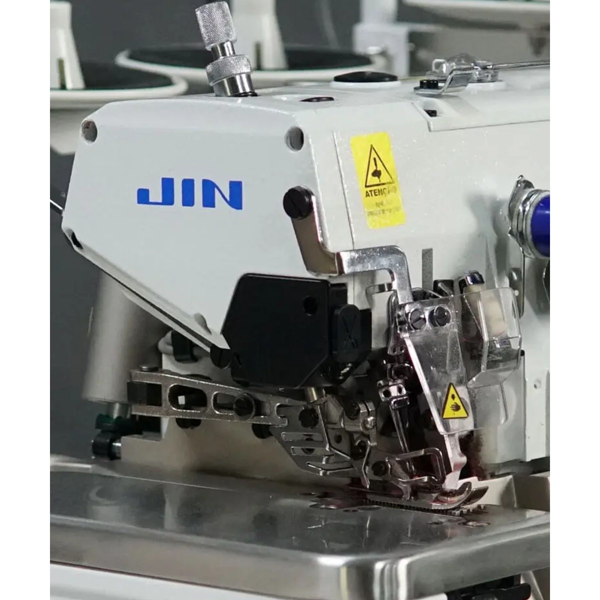 Máquina de Costura Interloque Eletrônica Direct Drive Juki Jin M1-534 ...