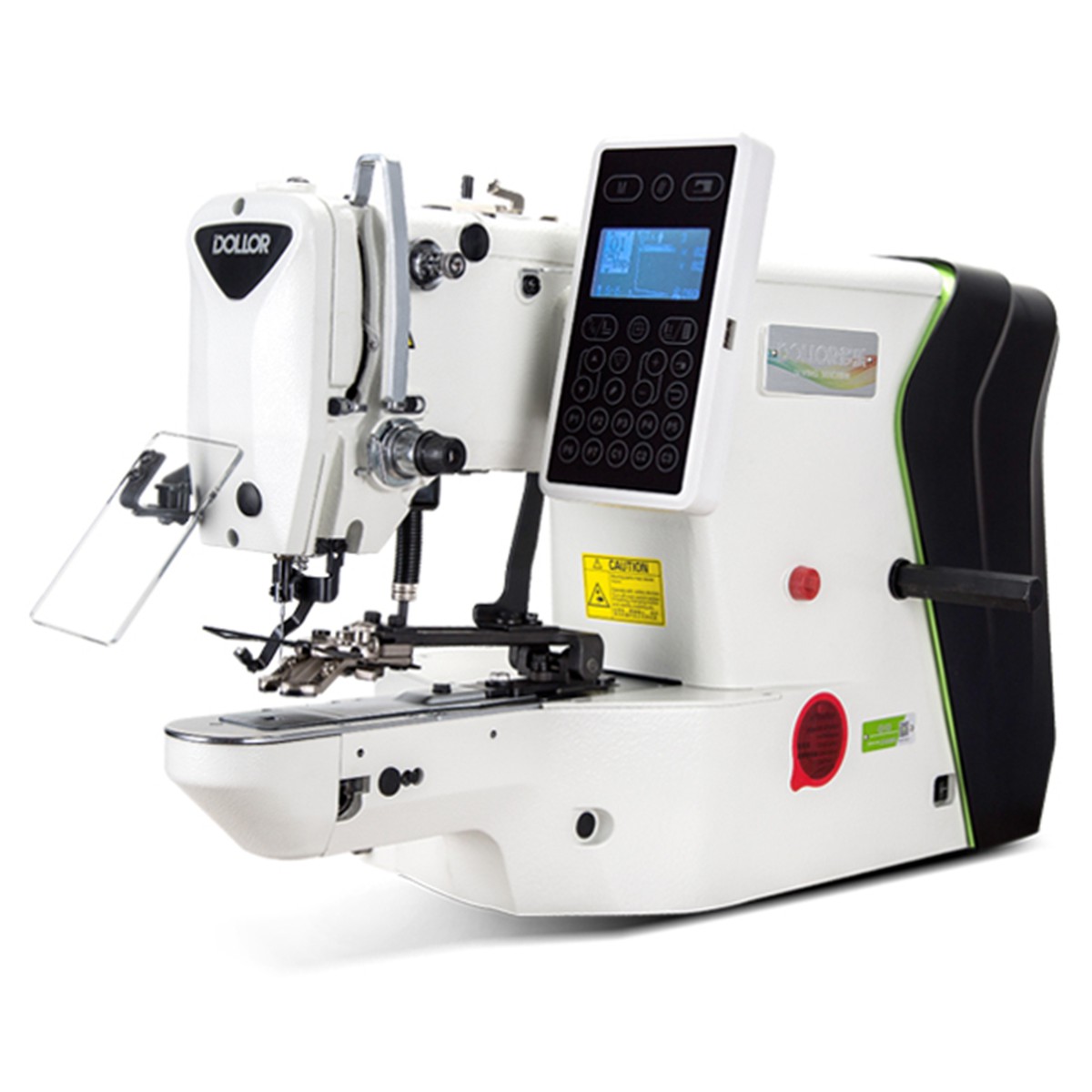 Máquina de Costura Industrial Botoneira Eletrônica Direct Drive Dollor ...