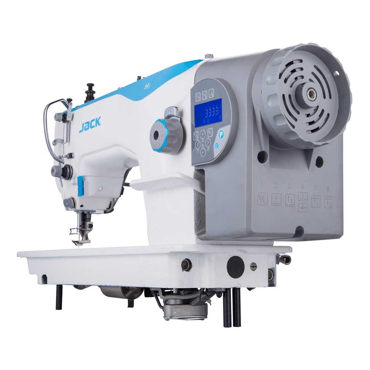 Máquina Reta Transporte Duplo Eletrônica Direct Drive Jack H5 - Plamaq ...