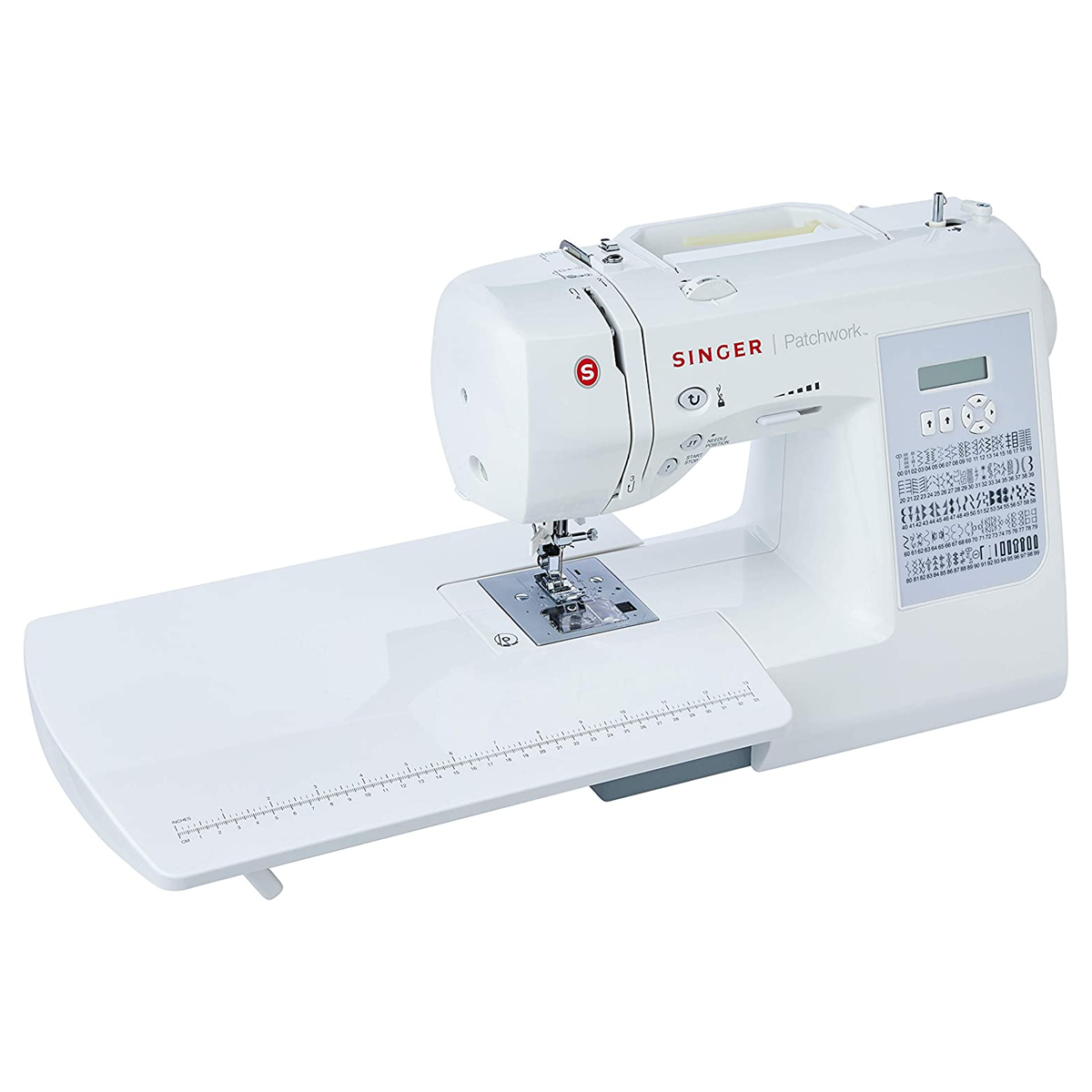 Máquina de Costura Doméstica Eletrônica Singer Patchwork 7285 - Plamaq ...