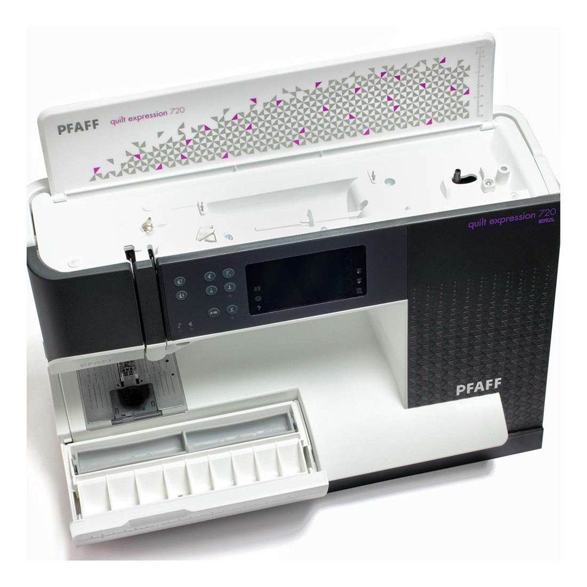 Máquina de Costura Doméstica Eletrônica Pfaff Quilt Expression QE 720 ...