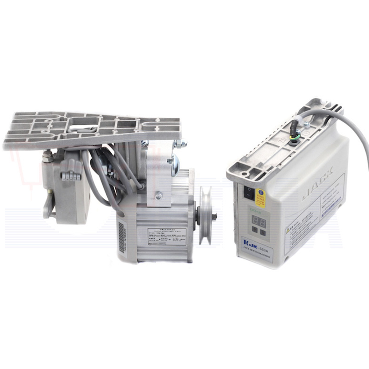 Servo Motor Máquina de Costura Industrial 750W Com Sincronizador Jack ...