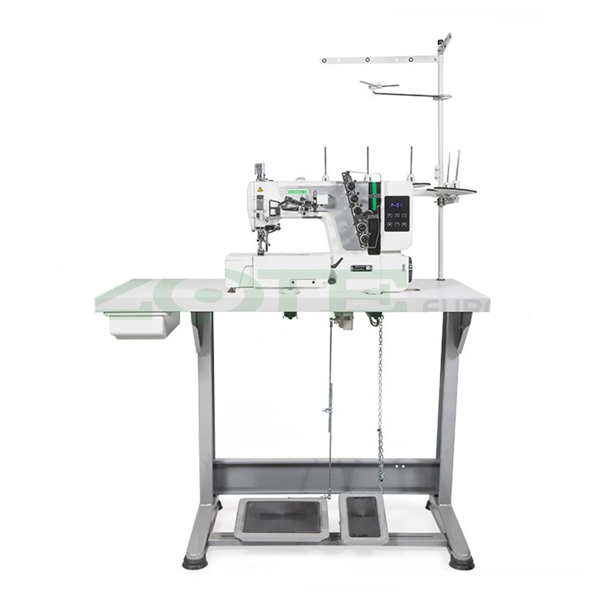 Máquina de Costura Galoneira Fechada Direct Drive Zoje ZJ-C5000-364-02 - Plamaq Máquinas de Costura