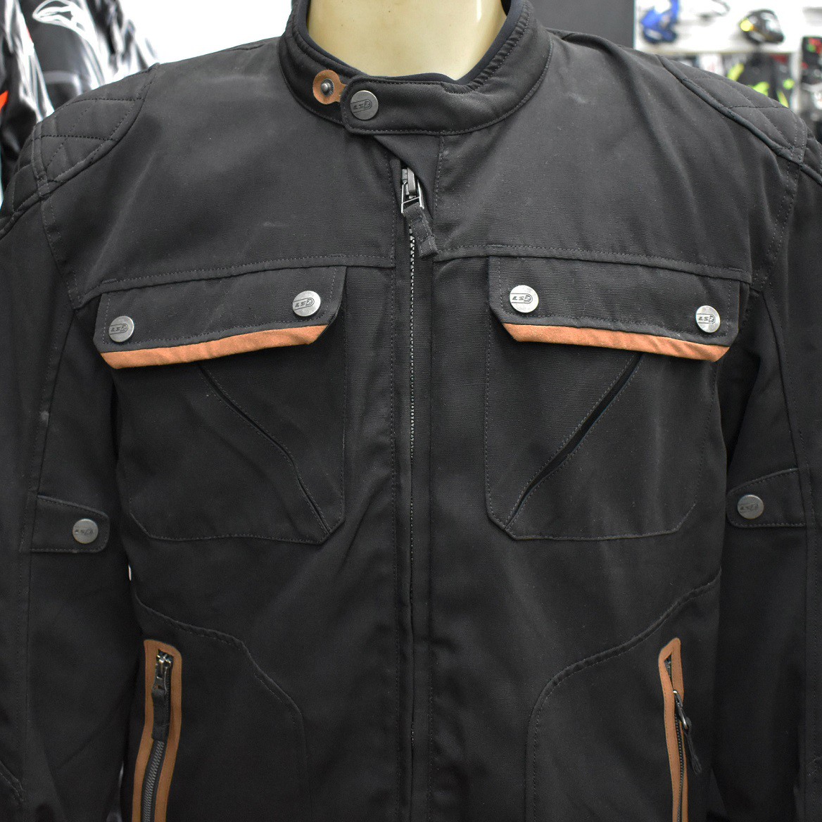 Jaqueta Ls2 Bullet Preta Marrom Vintage Custom - Moto-X Wear - Loja ...