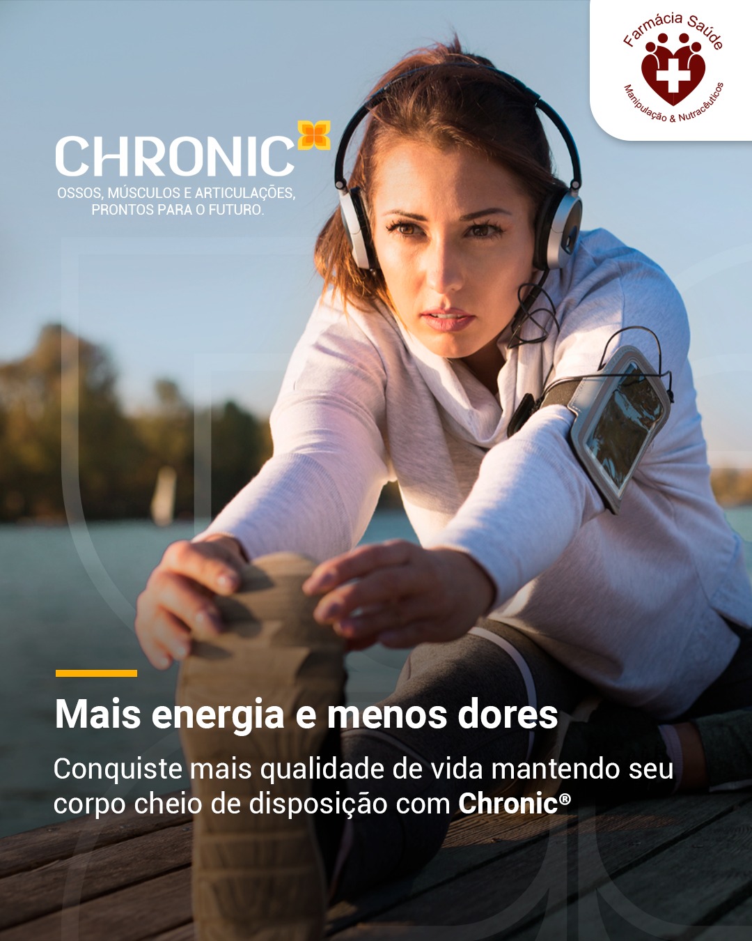 Chronic ® 500mg 30 Cápsulas - FarmáciaSaúde | Farmácia de Manipulação