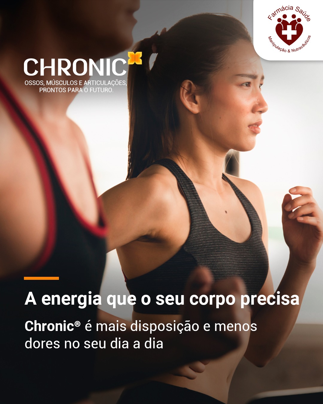 Chronic ® 500mg 90 Cápsulas - FarmáciaSaúde | Farmácia de Manipulação