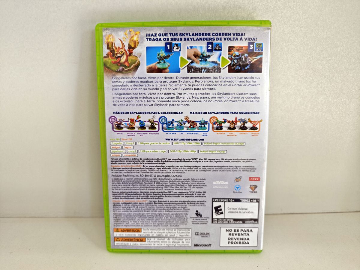 Skylanders Spyro's Adventure + Giants + Base Xbox 360 - Gameplay do Boy