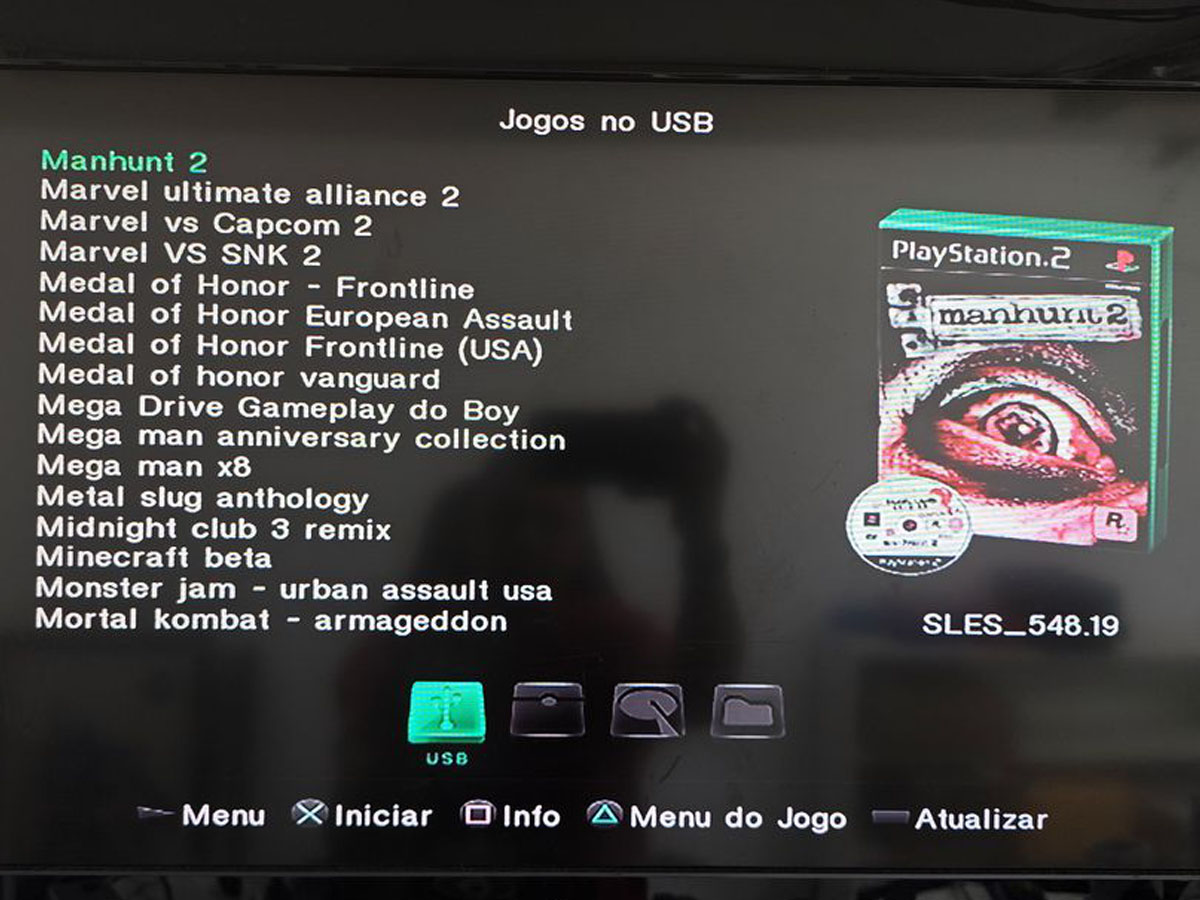 Playstation 2 Fat Com OPL e Jogos - Gameplay do Boy