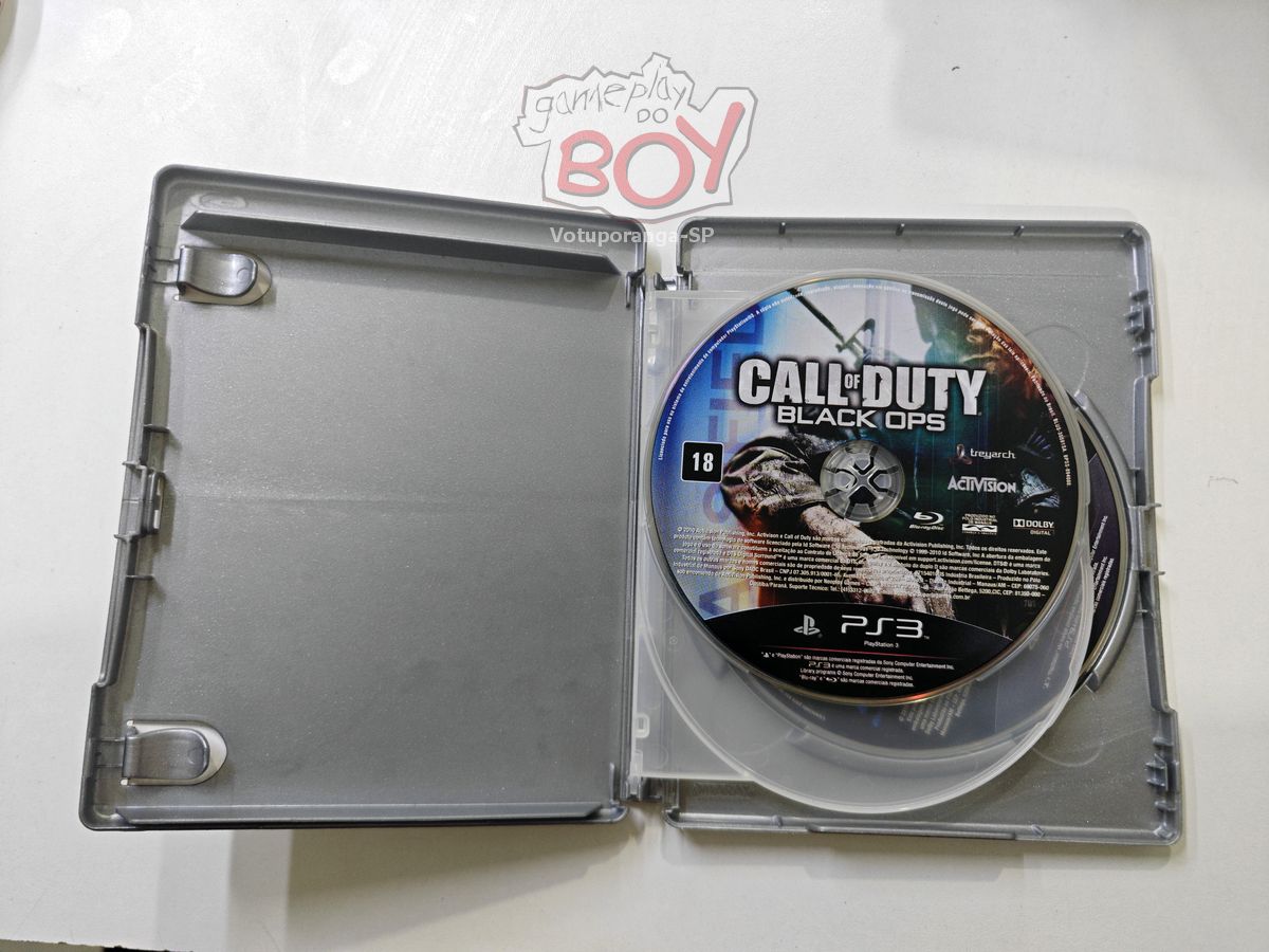 Combo Pack Call Of Duty Black Ops 1 e 2 - PS3 - Seminovo - Gameplay do Boy