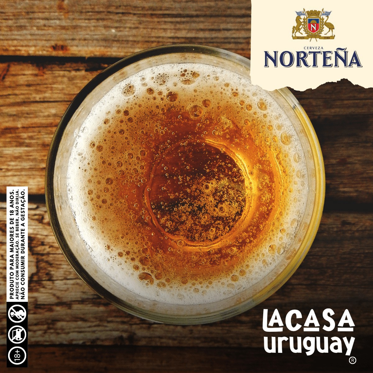 Cerveja Norteña 473Ml, Produzida Com Cevada Selecionada Dos Pampas ...