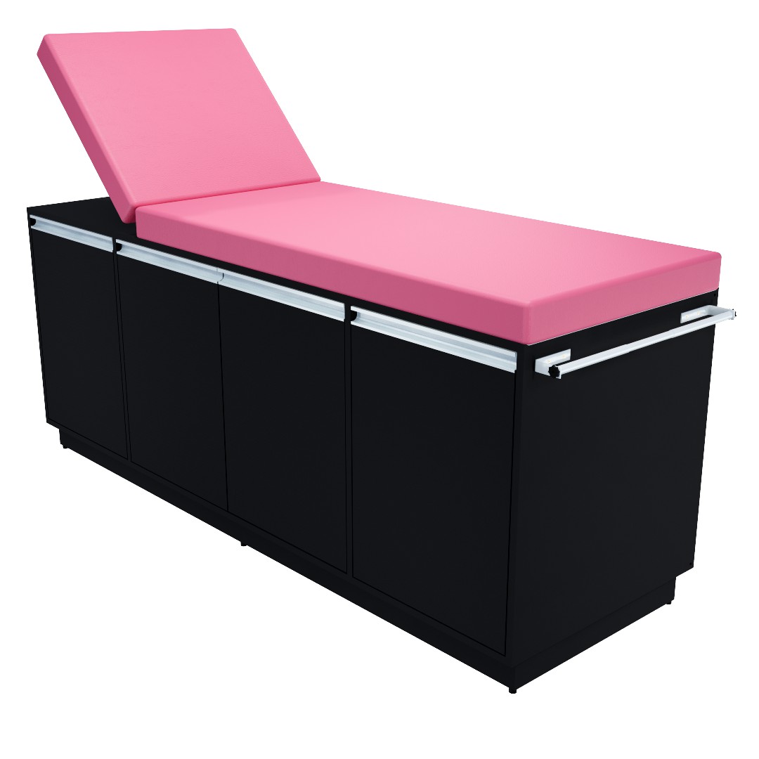 Maca fixa com balcão para clínica, Maca com escada, Maca com suporte ...