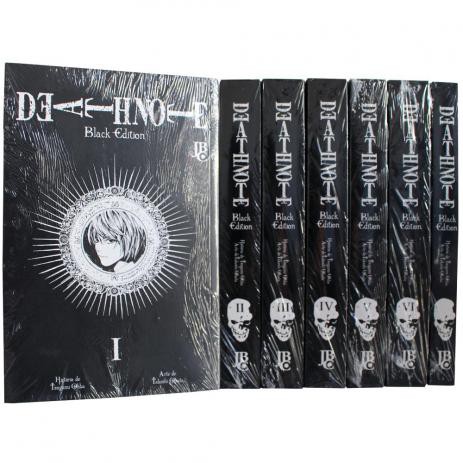 Coleção Death Note - Black Edition 6 Volumes - Planeta Nerd-Geek