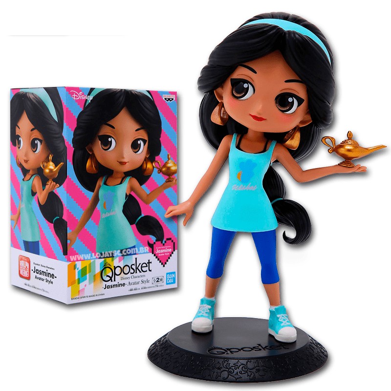 Jasmine (Detona Ralph) Avatar Style - Colecionável Disney Qposket ...