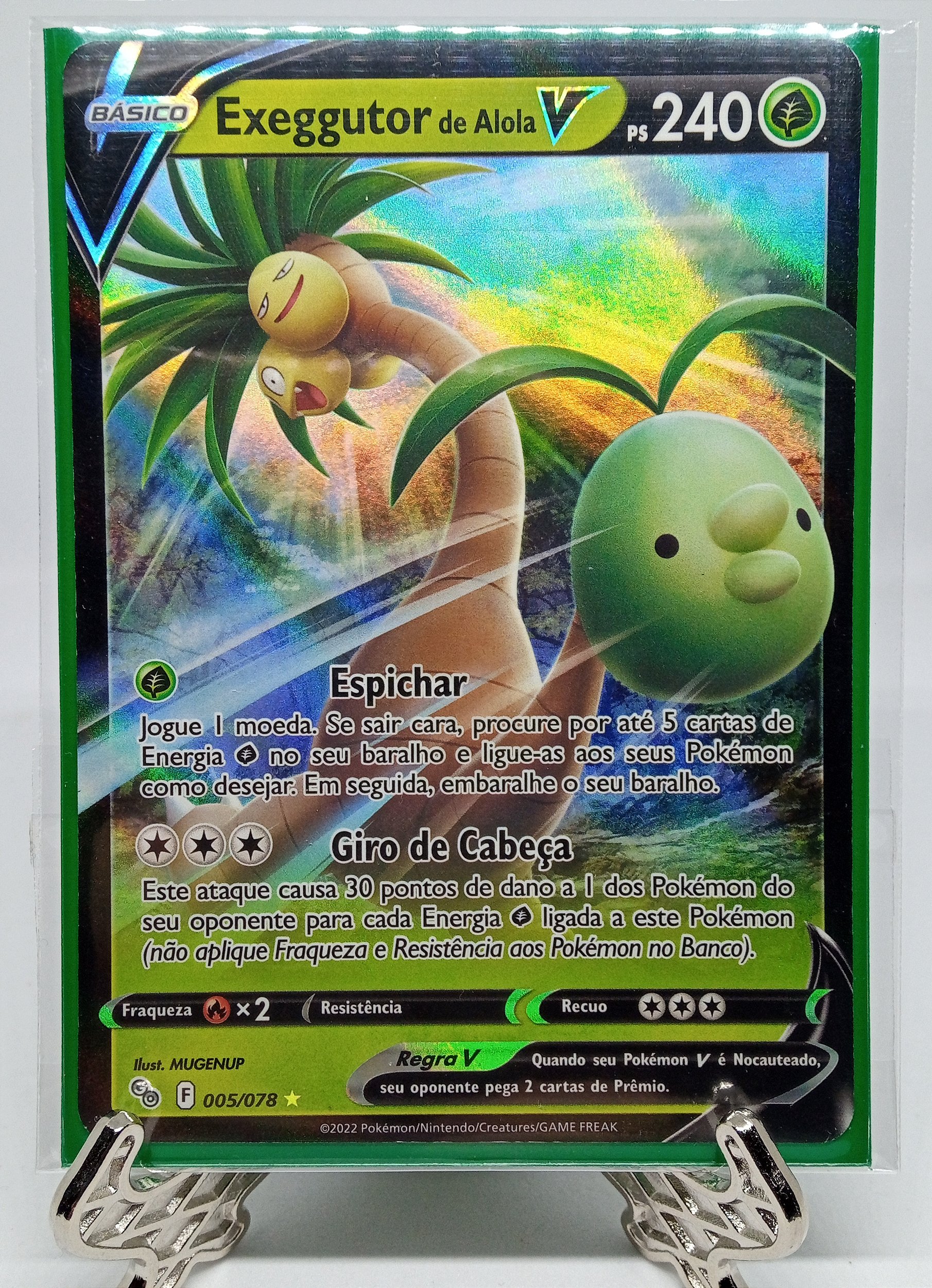 Exeggutor de Alola-V / Alolan Exeggutor-V (005/78) - Carta Pokemon ...