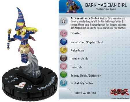 Maga Negra / Dark Magician Girl #018 - Heroclix Miniatura Yu-Gi-Oh ...