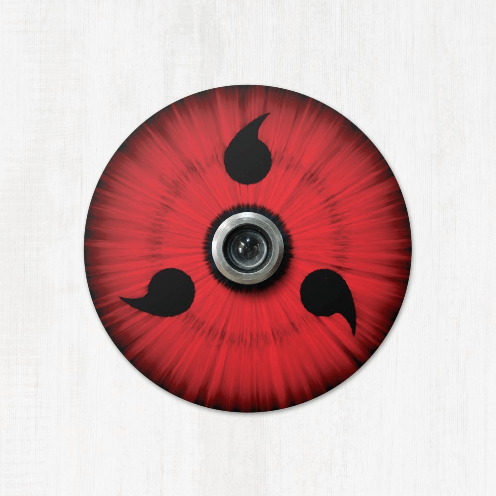 Adesivo para Olho Mágico - Sharingan / Clã Uchiha - Planeta Nerd-Geek
