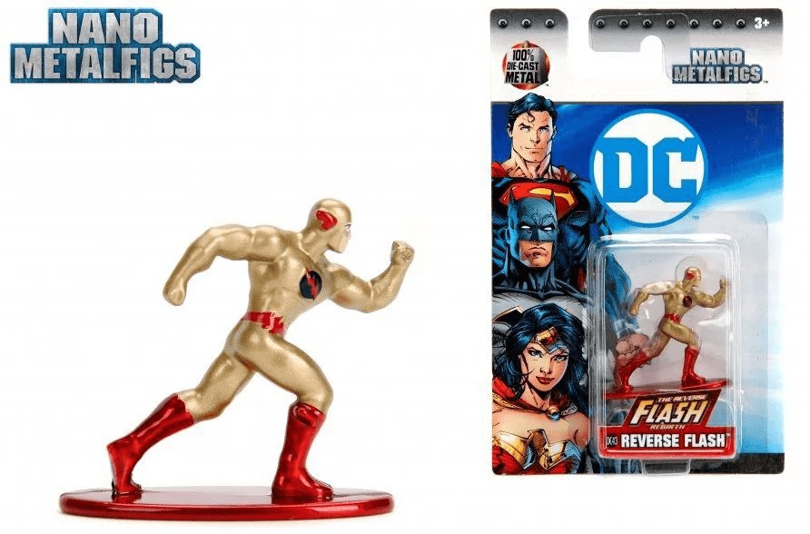Reverse Flash / Flash Reverso (4 Cm) - Nano Metalfigs Colecionável ...